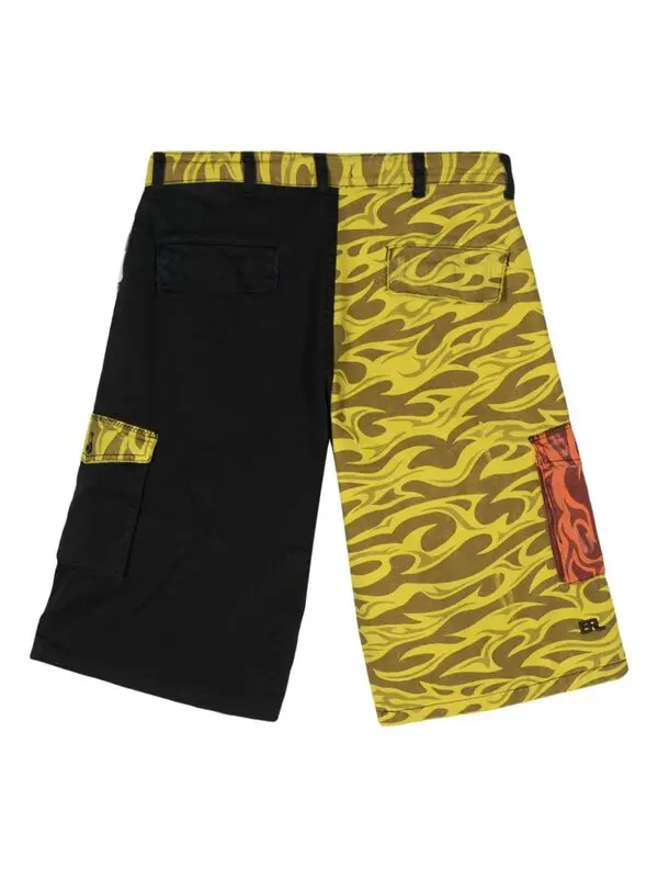 ERL Colourblock Cargo Shorts