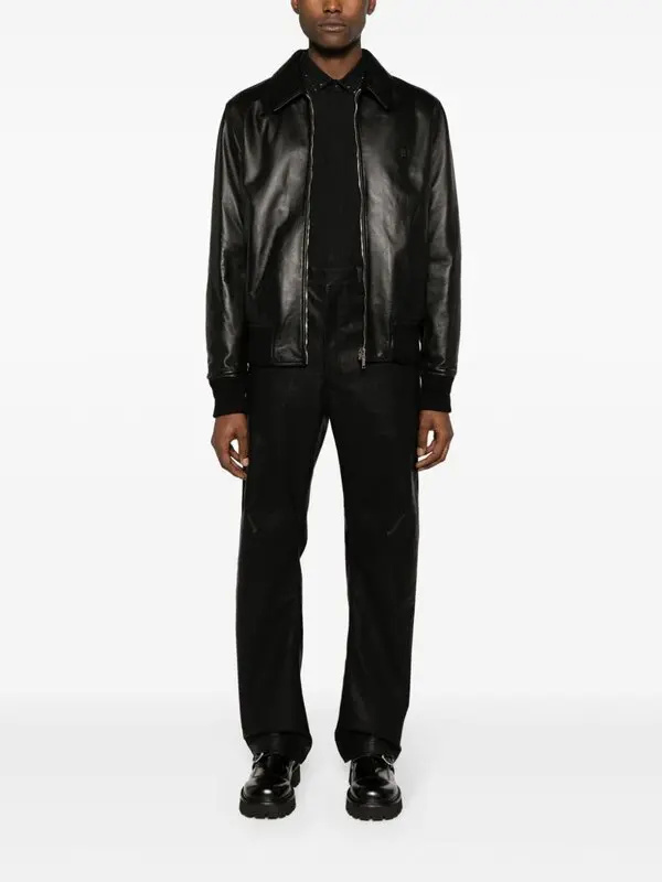 Givenchy Reversible Leather Bomber Jacket