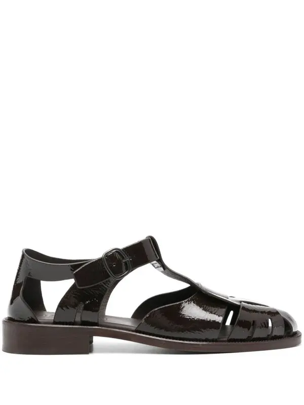 Hereu Cut-out Detail Leather Sandals