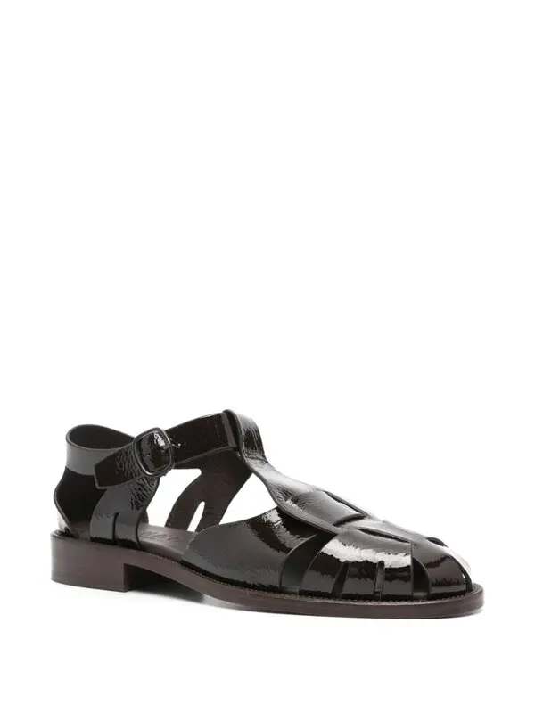 Hereu Cut-out Detail Leather Sandals
