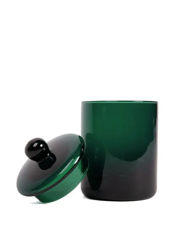 XLBoom Large Mika Glass Canister - Green