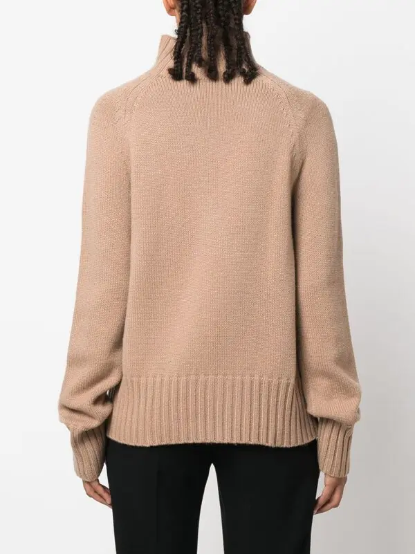 Max Mara Fine-knit High-neck Sweatshirt