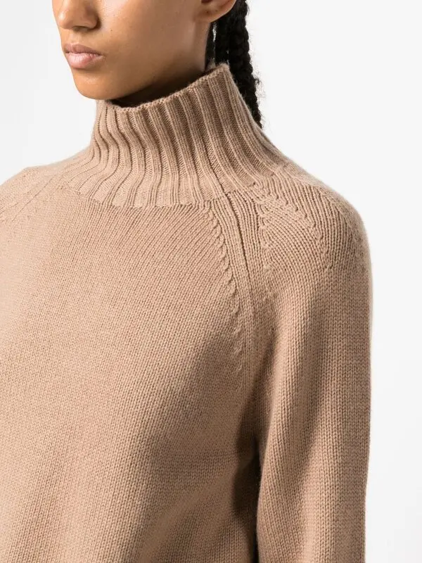Max Mara Fine-knit High-neck Sweatshirt