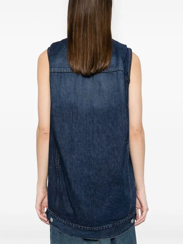 Sacai Sleeveless Denim Gilet