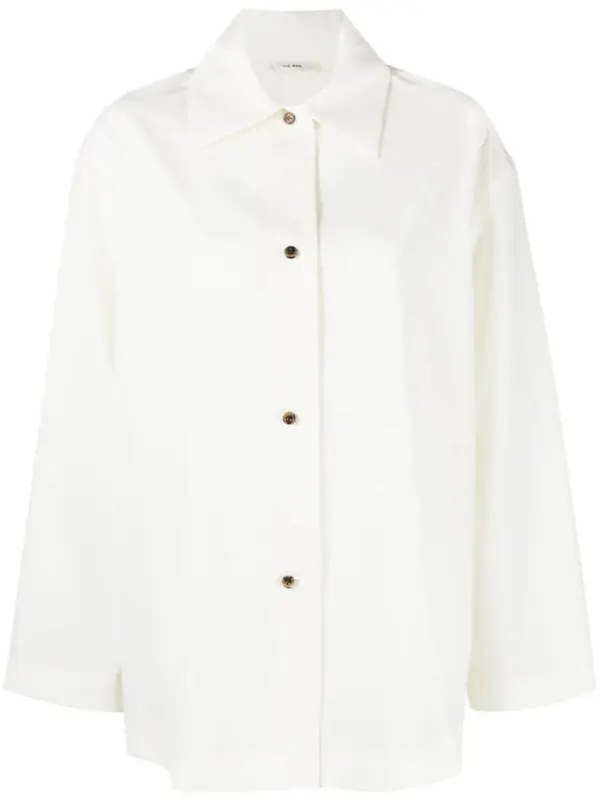 THE ROW Rigel Wool Shirt