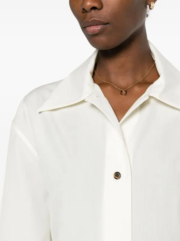 THE ROW Rigel Wool Shirt