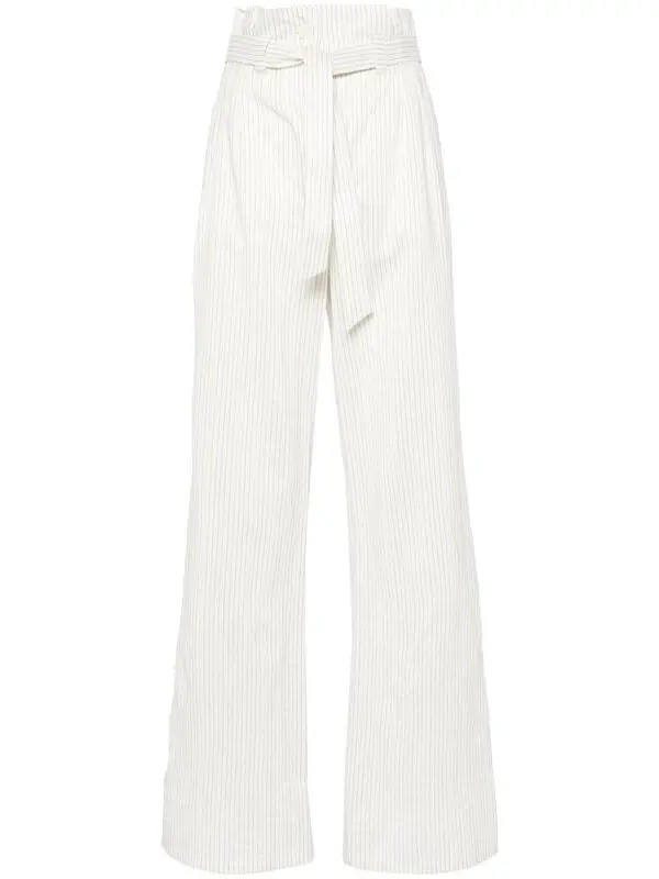 Max Mara Pinstripe-pattern Palazzo Pants