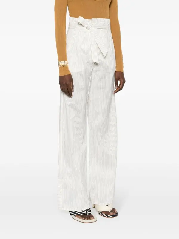 Max Mara Pinstripe-pattern Palazzo Pants