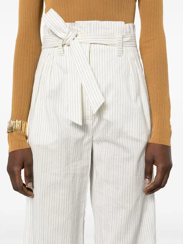 Max Mara Pinstripe-pattern Palazzo Pants