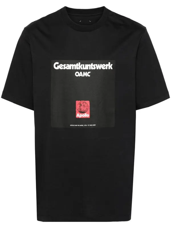 OAMC Apollo Cotton T-shirt - Black