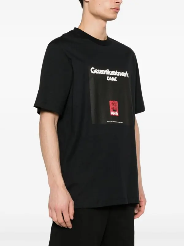 OAMC Apollo Cotton T-shirt - Black