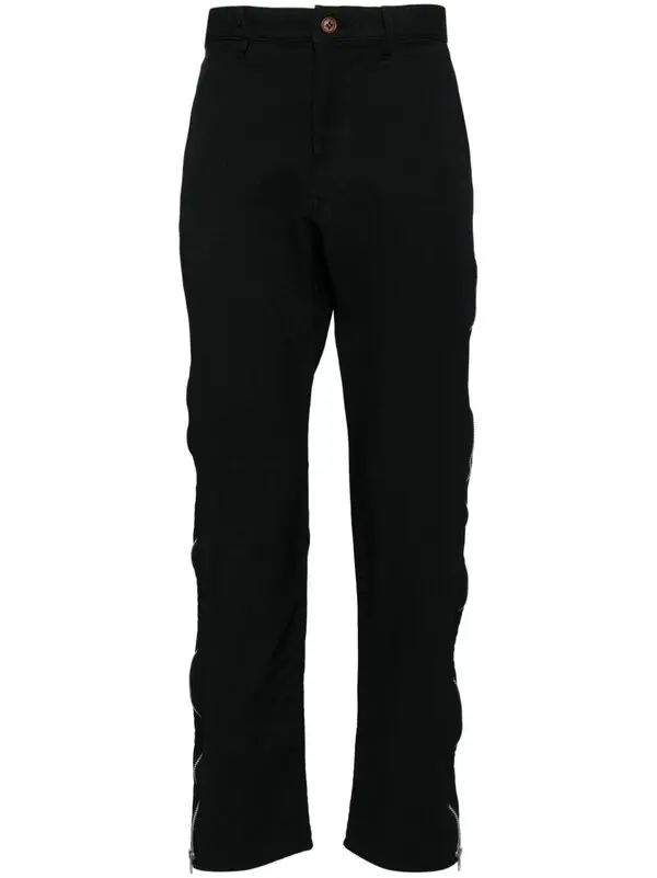 Comme Des Garçons Zip-up Tapered Trousers