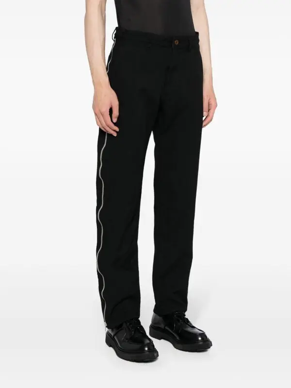 Comme Des Garçons Zip-up Tapered Trousers