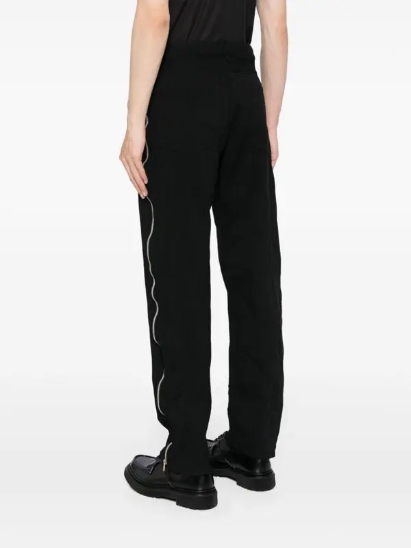 Comme Des Garçons Zip-up Tapered Trousers