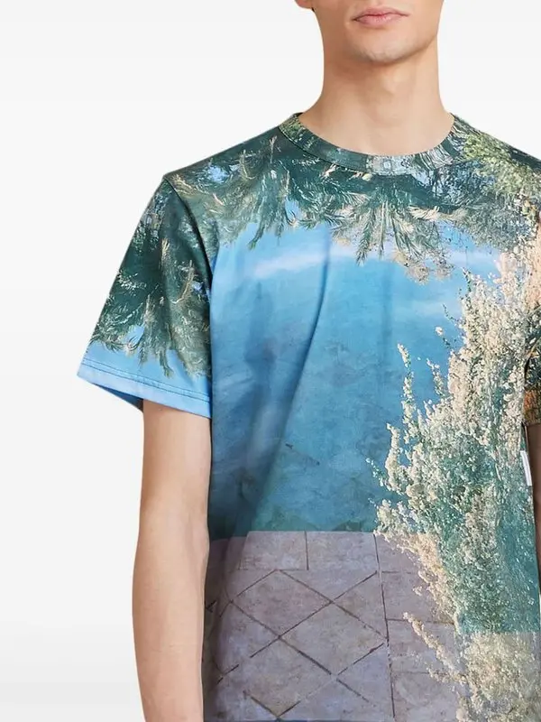 AGNES B. Photograph-print Cotton T-shirt