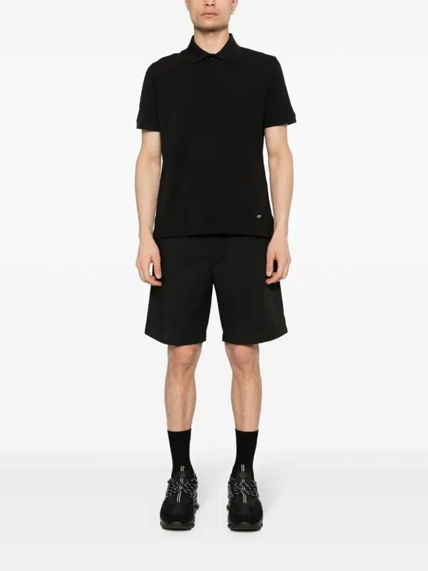 Just Cavalli Piqué-weave Polo Shirt - Black