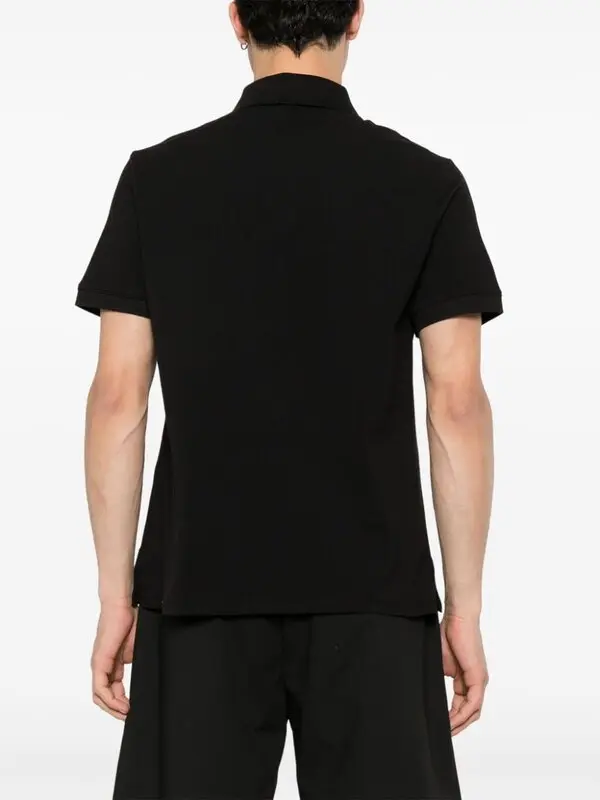 Just Cavalli Piqué-weave Polo Shirt - Black