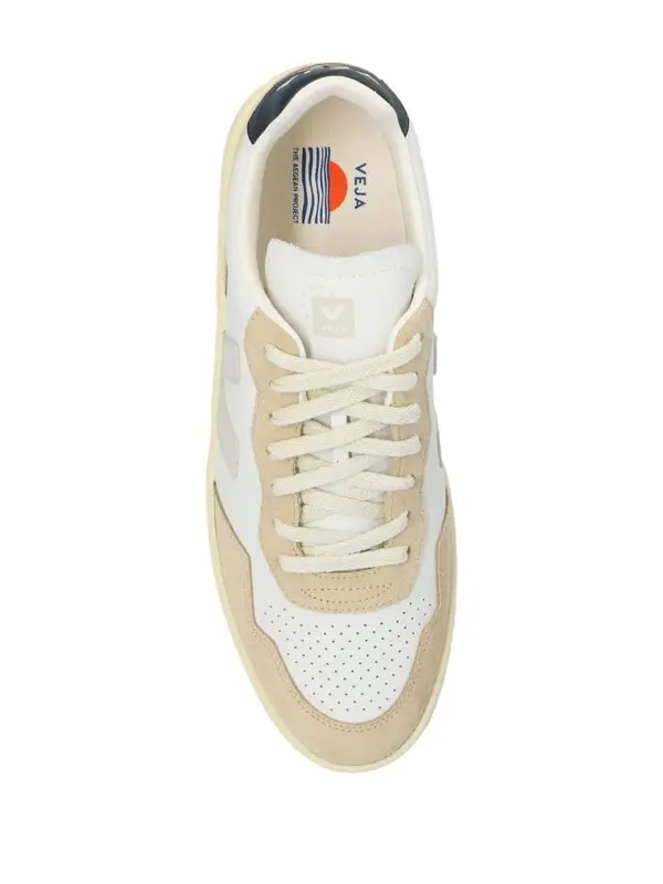 VEJA V-90 Leather Sneakers - White