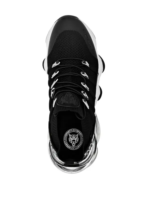 PLEIN SPORT Philipp Plein Tiger Attack Gen X 04 Sneakers - Black