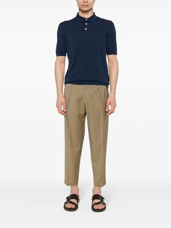 Eleventy Cotton Polo Shirt - Blue