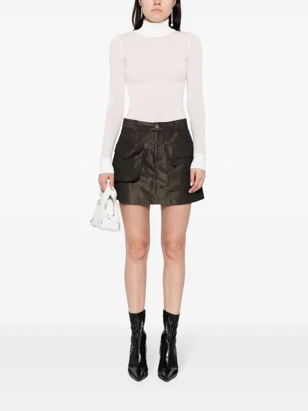 COURREGES Reedition Second Skin Mesh Top - White