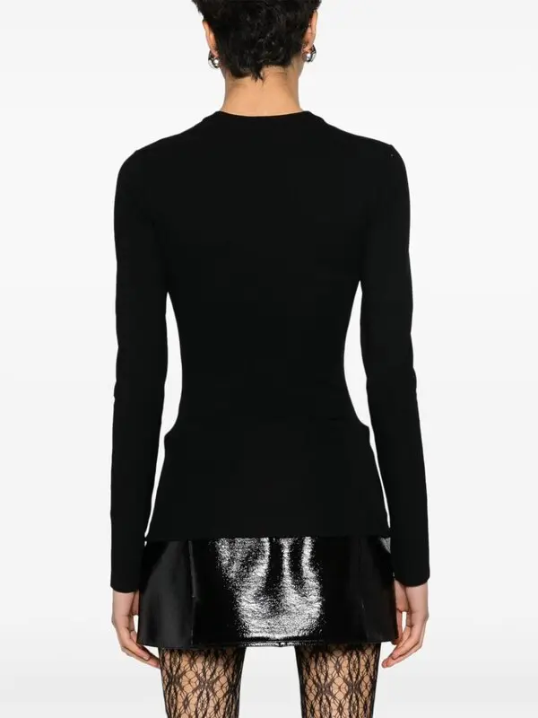 Rabanne Asymmetric Studded T-shirt
