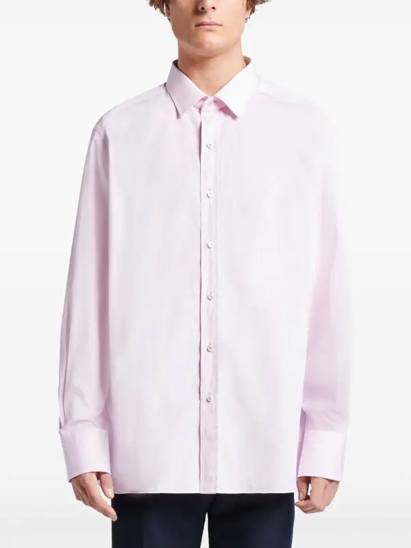 TOM FORD Cotton Poplin Shirt - Pink