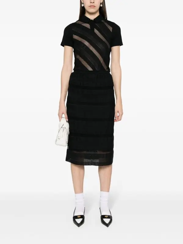 N°21 Lace-construction Skirt