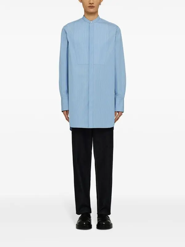 JIL SANDER Saturday Striped Cotton Shirt