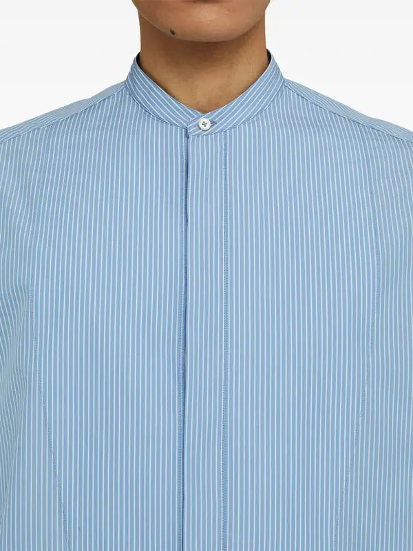 JIL SANDER Saturday Striped Cotton Shirt