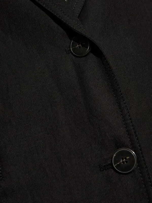 FORTE_FORTE Single-breasted Twill Blazer