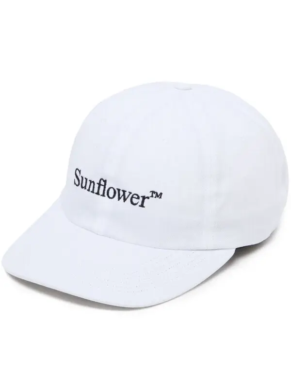 SUNFLOWER Logo-embroidered Cap - White
