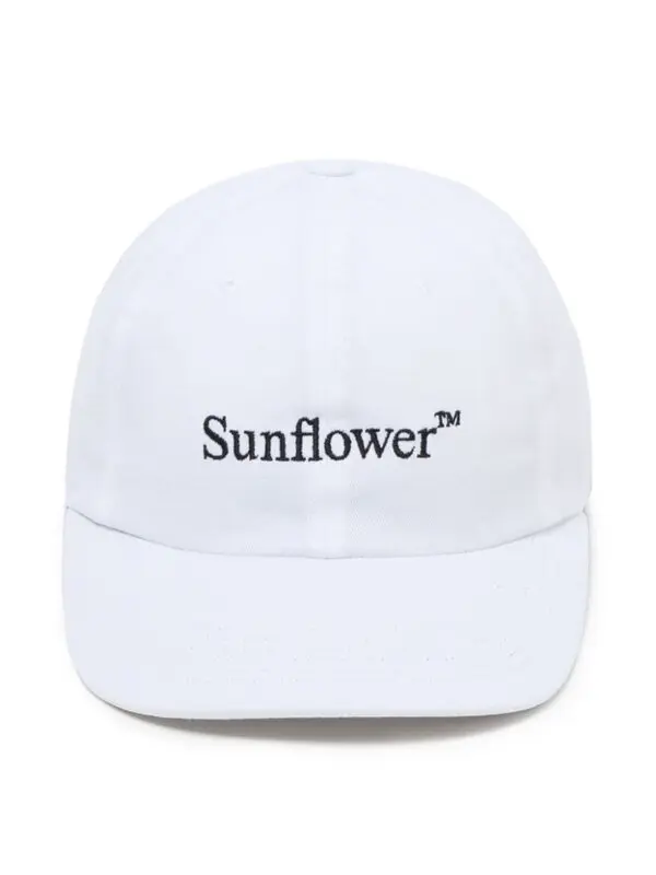 SUNFLOWER Logo-embroidered Cap - White