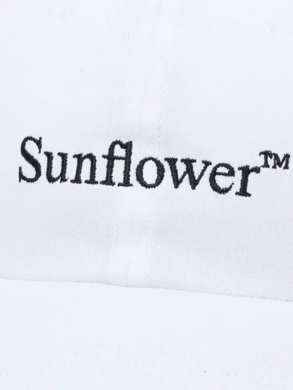SUNFLOWER Logo-embroidered Cap - White