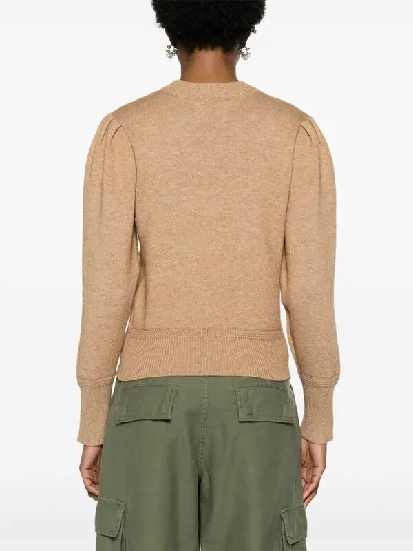 MARANT ETOILE Kelaya Logo-embroidered Jumper - Neutrals