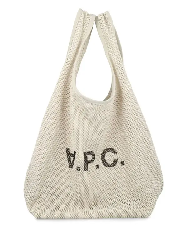 A.P.C. Rebound Mesh Tote Bag - Neutrals | Editorialist