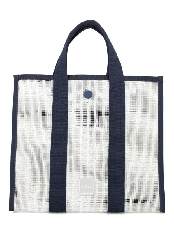 A.p.c. Small Louise Shopper Tote Bag - White