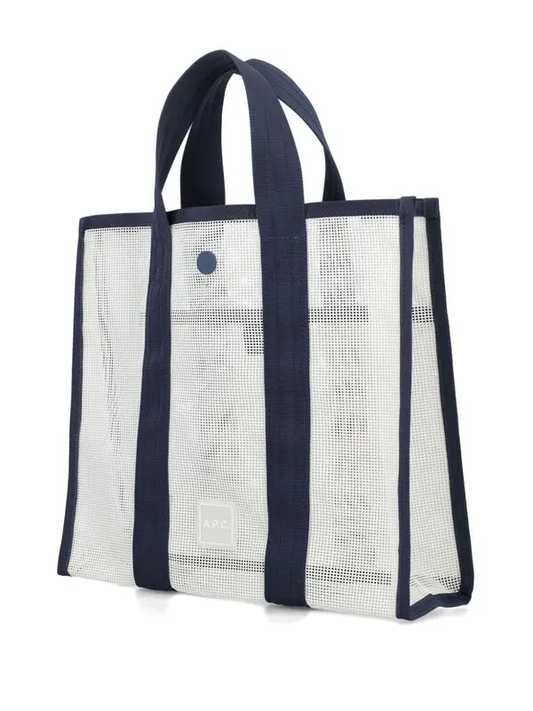 A.p.c. Small Louise Shopper Tote Bag - White