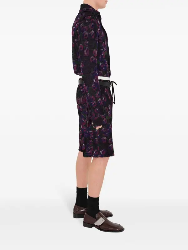 Burberry Cherry-print Fine-ribbed Shirt