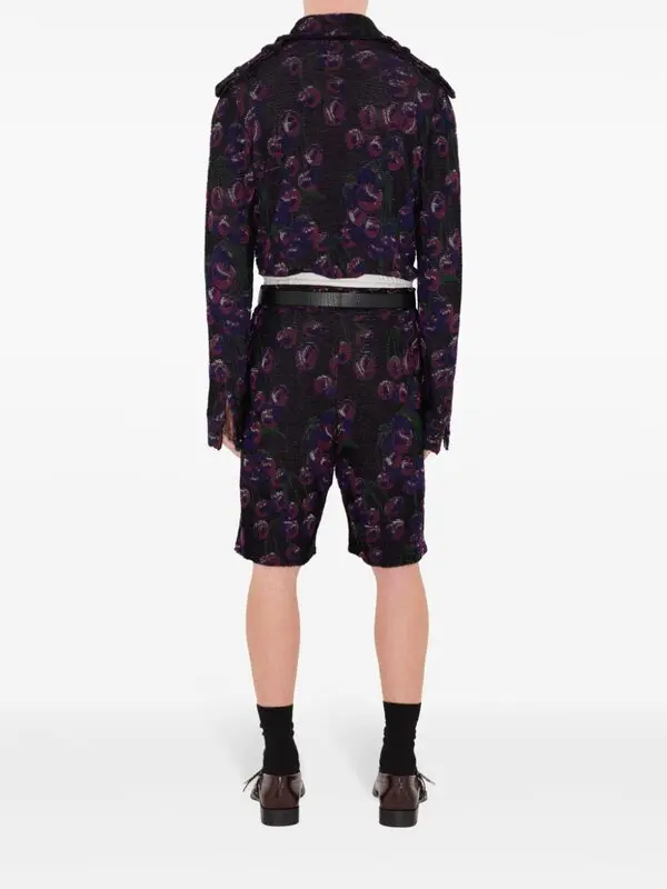 Burberry Cherry-print Fine-ribbed Shirt