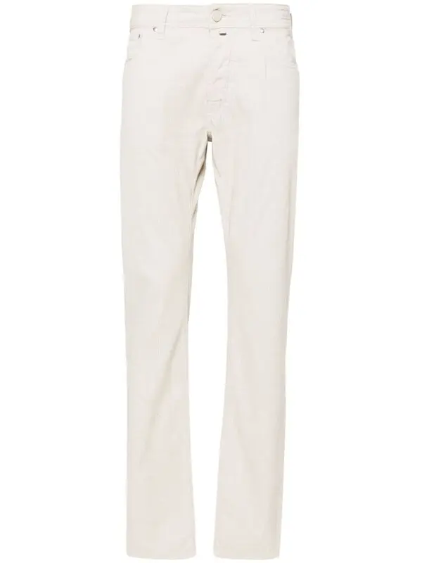 Jacob Cohen Bard Slim-cut Trousers - Neutrals