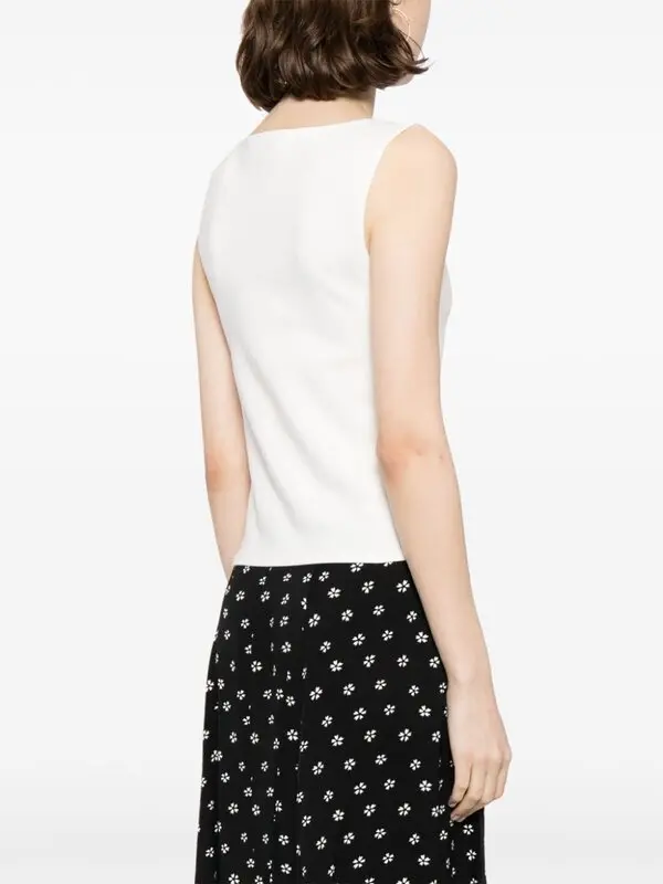 REFORMATION Dusk Boat-neck Top - White