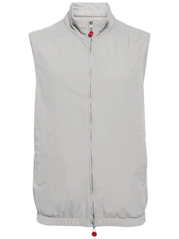 Kiton Zip-up Reversible Gilet