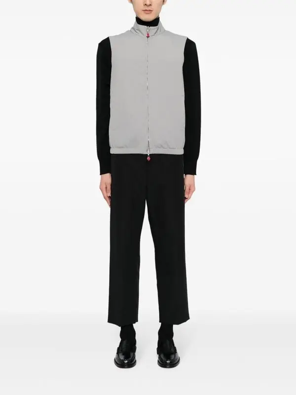 Kiton Zip-up Reversible Gilet
