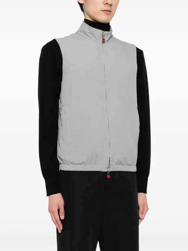 Kiton Zip-up Reversible Gilet