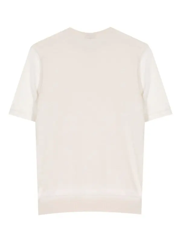 Agnona Panelled Cashmere-blend Top