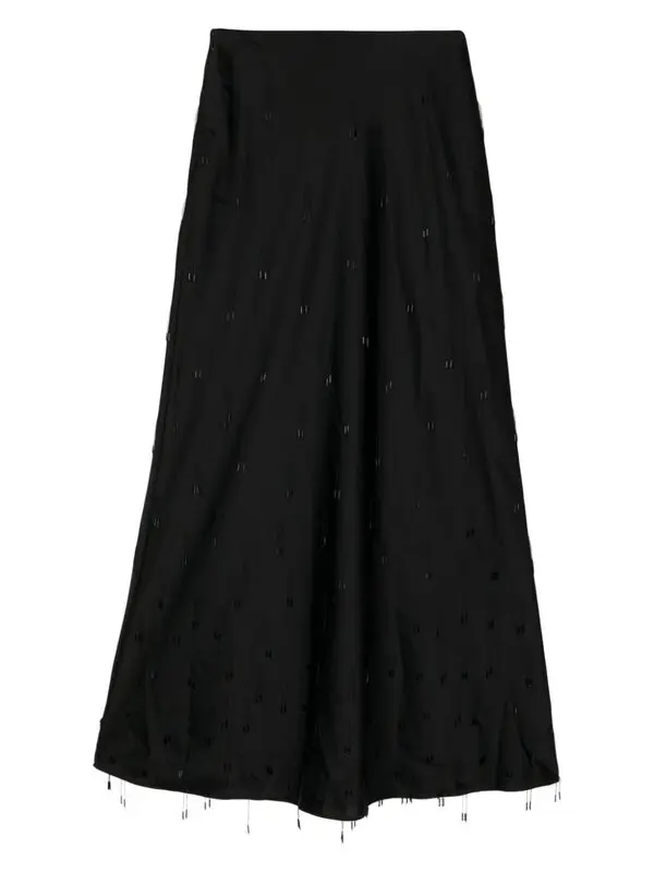 Simkhai Kade Fringe Maxi Skirt