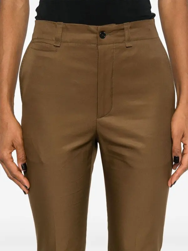 Saint Laurent Tailored Trousers - Brown