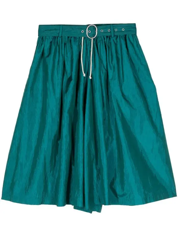 JIL SANDER Wide-leg Belted Shorts