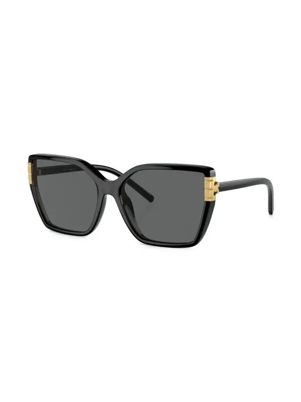 Tory Burch Eleanor Oversized Sunglasses - Black